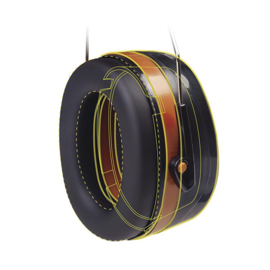 Delta Plus MAGNYHELMET2 Helmet Mounted Ear Defenders SNR 30dB