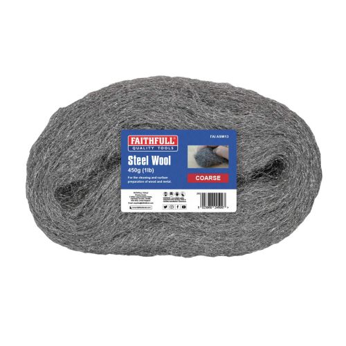 Faithfull FAIASW13 Coarse Steel Wool 450g
