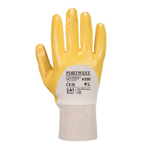 Portwest A330 Knitwrist Nitrile Gloves