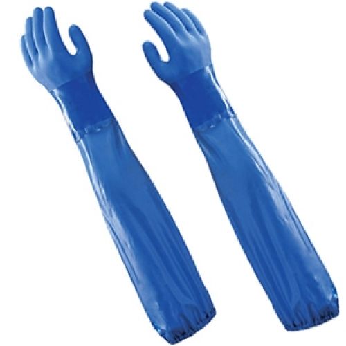 Showa SHO690 Chemical Resistant PVC Coated Elasticated Gauntlets 25"
