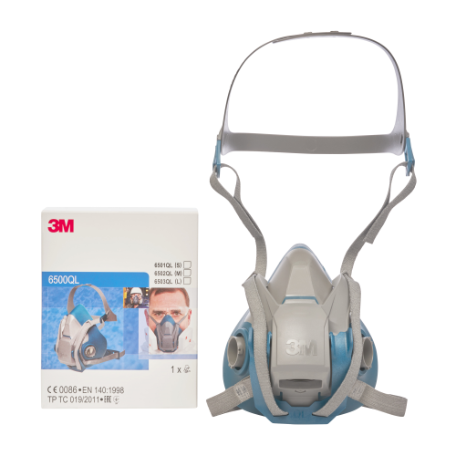 3M 6500 Series Silicone Reusable Half Mask