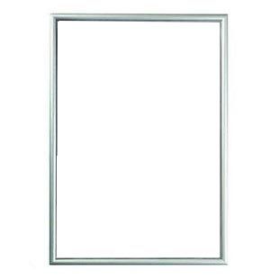 A4 Anodised Silver Snap Picture Frame with Mitred Corners