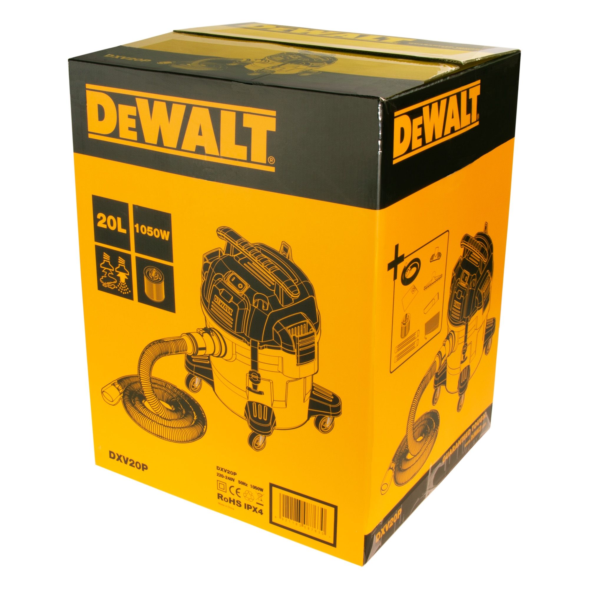 DeWalt DXV20P Professional Wet & Dry 20L Vacuum Cleaner 240v