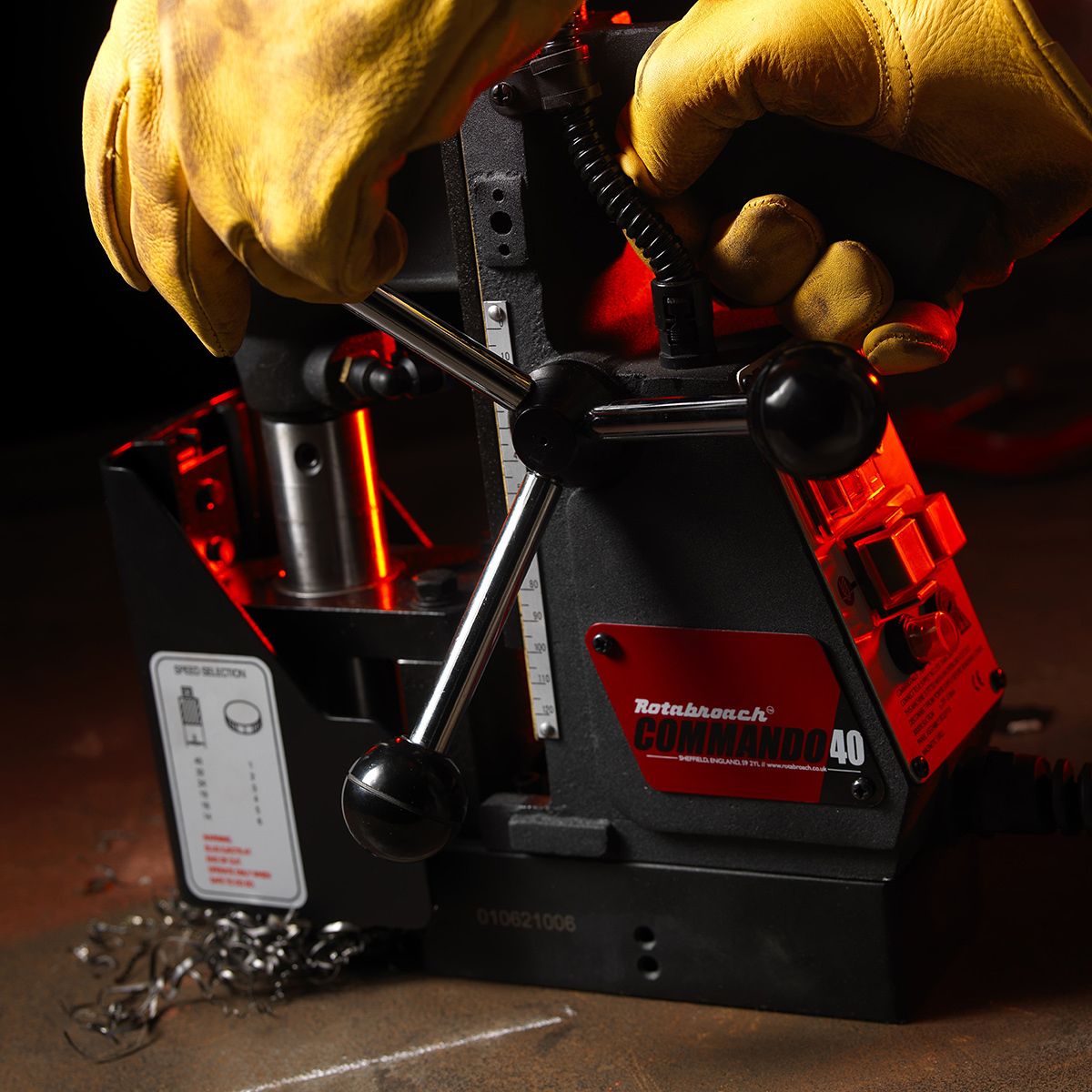 Rotabroach Commando 40 Variable Speed Magnetic Drill 110V