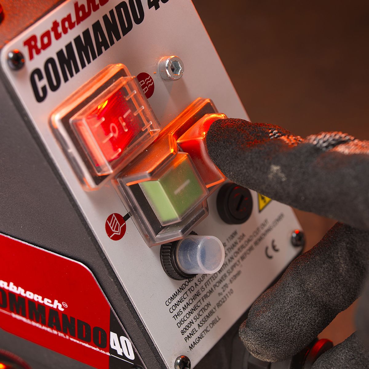Rotabroach Commando 40 Variable Speed Magnetic Drill 230V