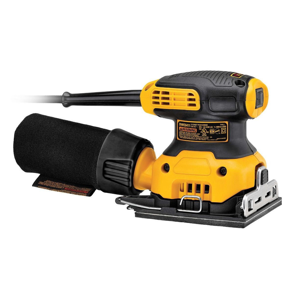 DeWalt DWE6411 1/4 Sheet Orbital Palm Sander 240V