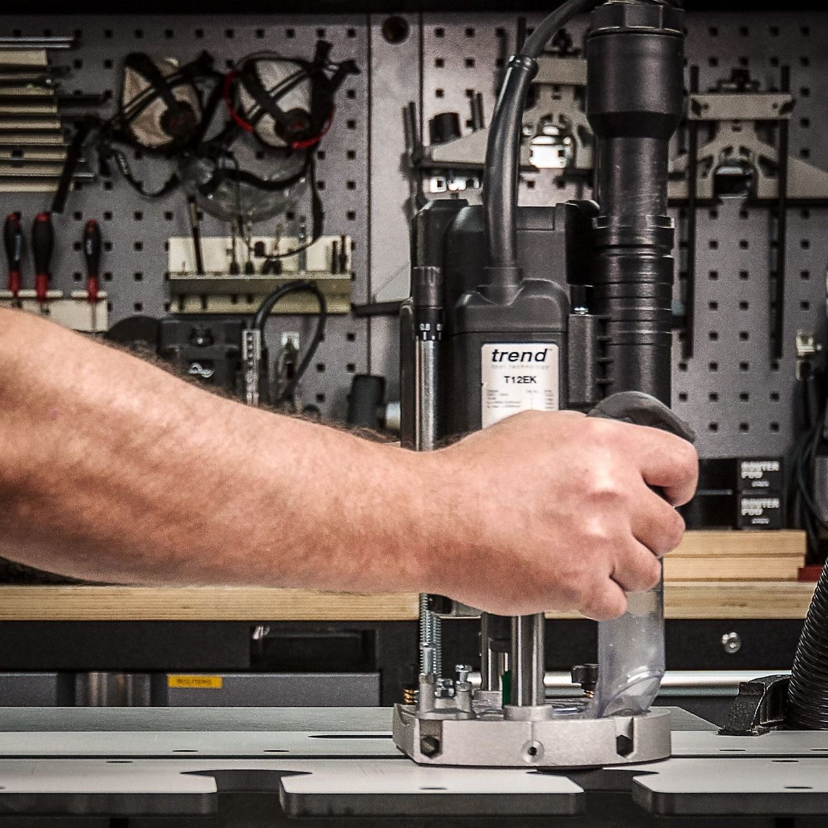 Trend T12ELK 1/2" Variable Speed Plunge Router 2300W 110V