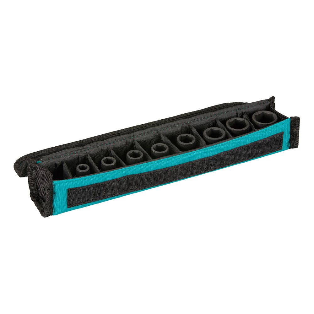 Makita E-02989 1/2" Impact Socket Set 8mm - 21mm + Pouch