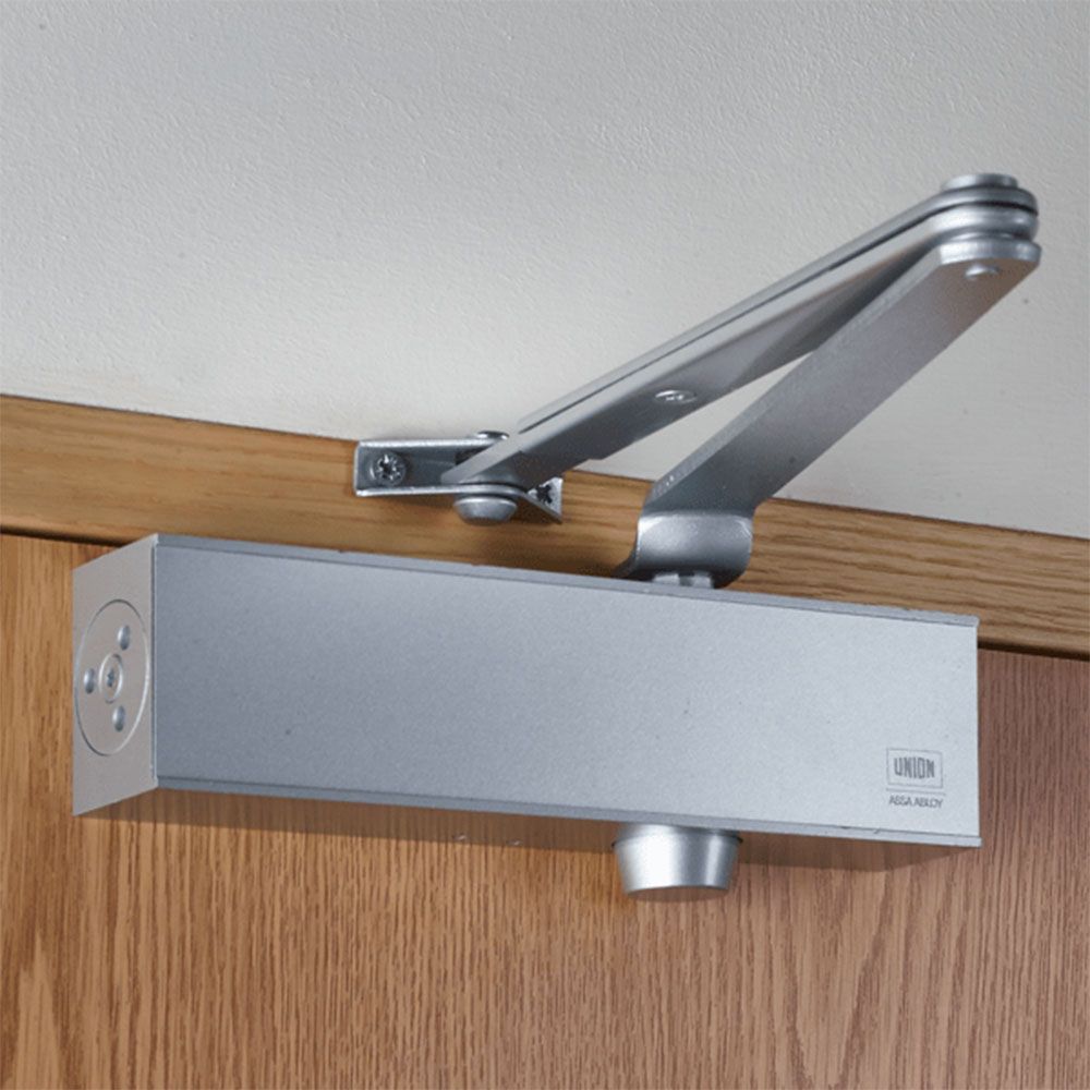 Union J-CE24V-SIL Adjustable Door Closer Size EN 2-4