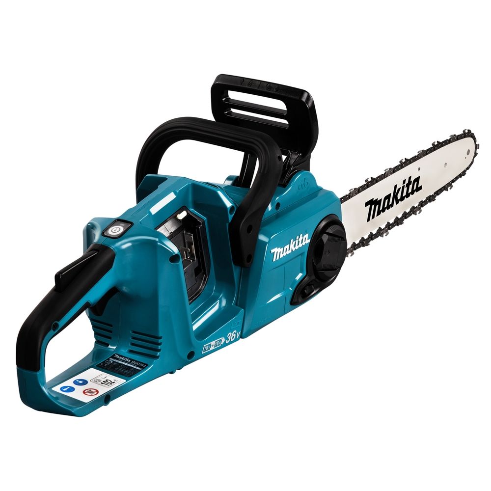 Makita DUC353Z 18v/36v Li-ion Twin Cordless Brushless Chainsaw 35cm (14")