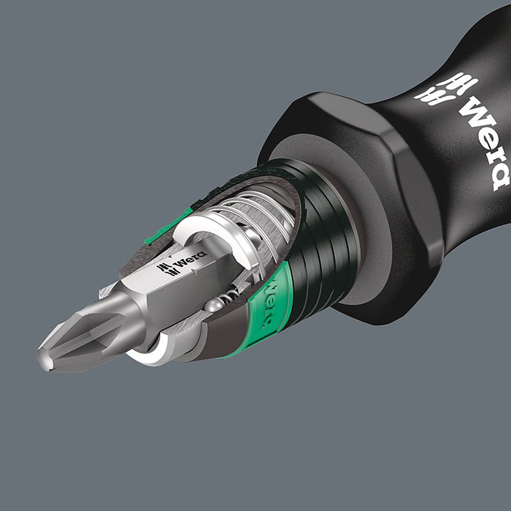 Wera Kraftform Kompakt 20 Interchangeable 7 Piece Screwdriver & Bit Set ...