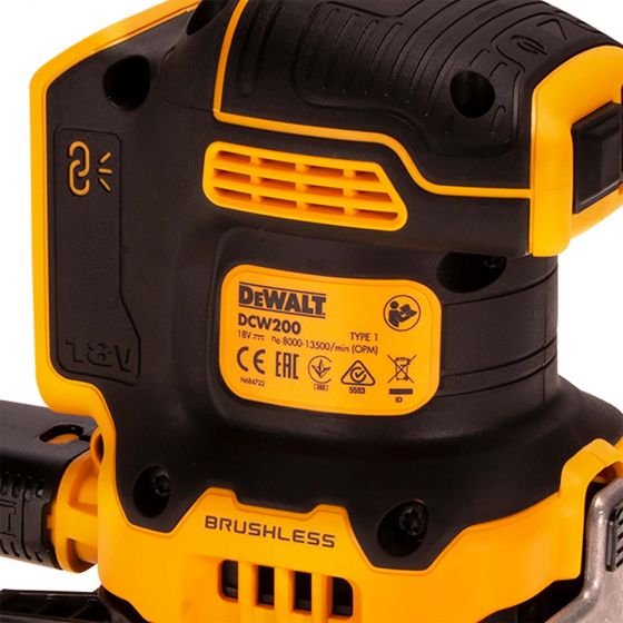Dewalt DCW200N 18V XR Cordless Brushless 115mm Orbital Sander Body Only