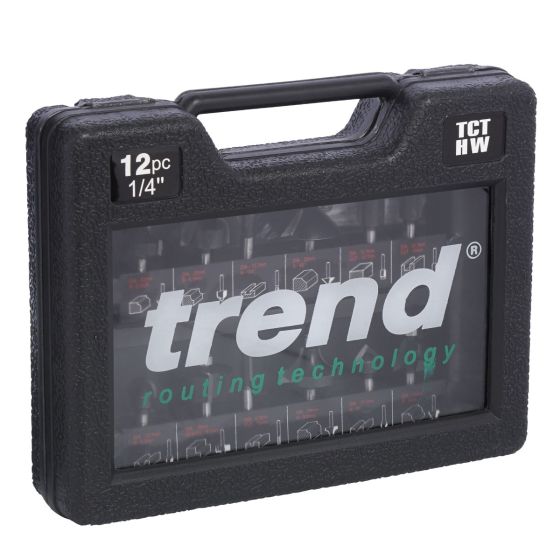 Trend SET/SS8X1/4TC Router Cutter Starter Set 12PC