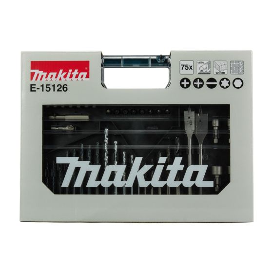 Makita E-15126 Drill & Screwdriver Bit Set 75PC