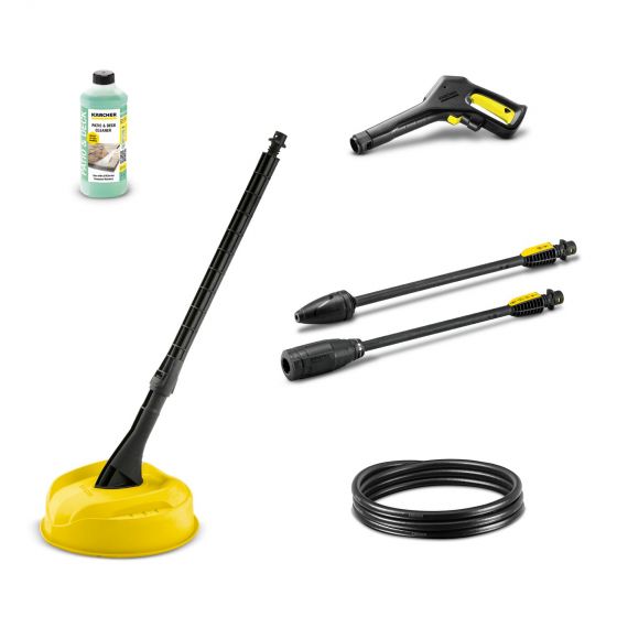 Karcher K3 Premium Power Control Home Pressure Washer 240v + T150 Patio Cleaner