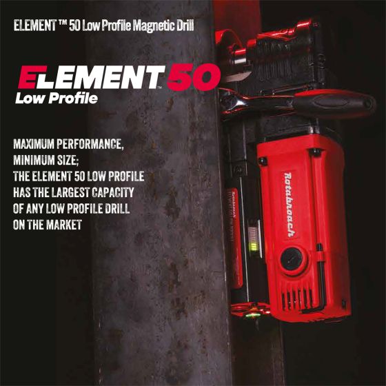Rotabroach Element 50 Low Profile Magnetic Drill 230v