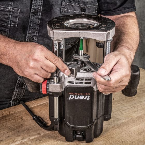 Trend T12ELK 1/2" Variable Speed Plunge Router 2300W 110V