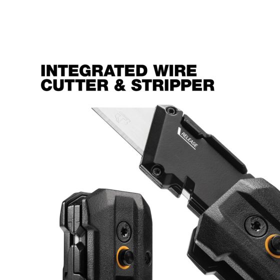 ToughBuilt TB-H4-12-IM 5 In 1 Electricians Folding Utility Knife C/W ...