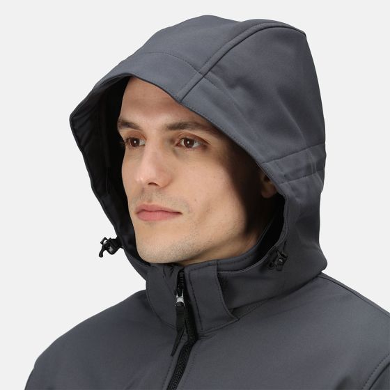 Regatta TRA701 Venturer Hooded Printable Softshell 3-Layer Men's Jacket