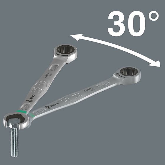 Wera 6000 Joker 4 Piece Ratcheting Combination Wrench Set 05073290001