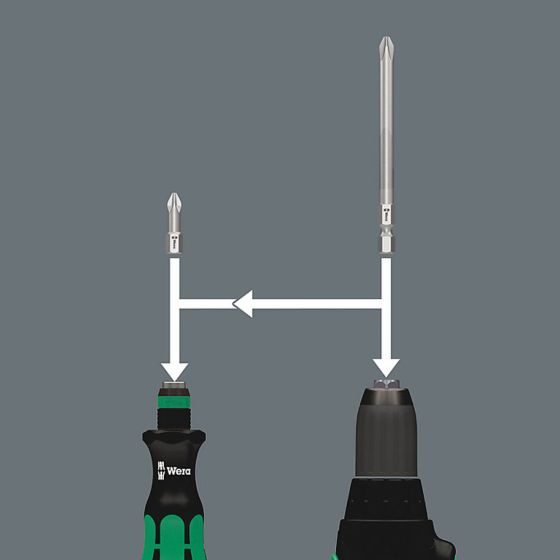Wera Kraftform Kompakt 62 Interchangeable 33 Piece Screwdriver & Bit ...