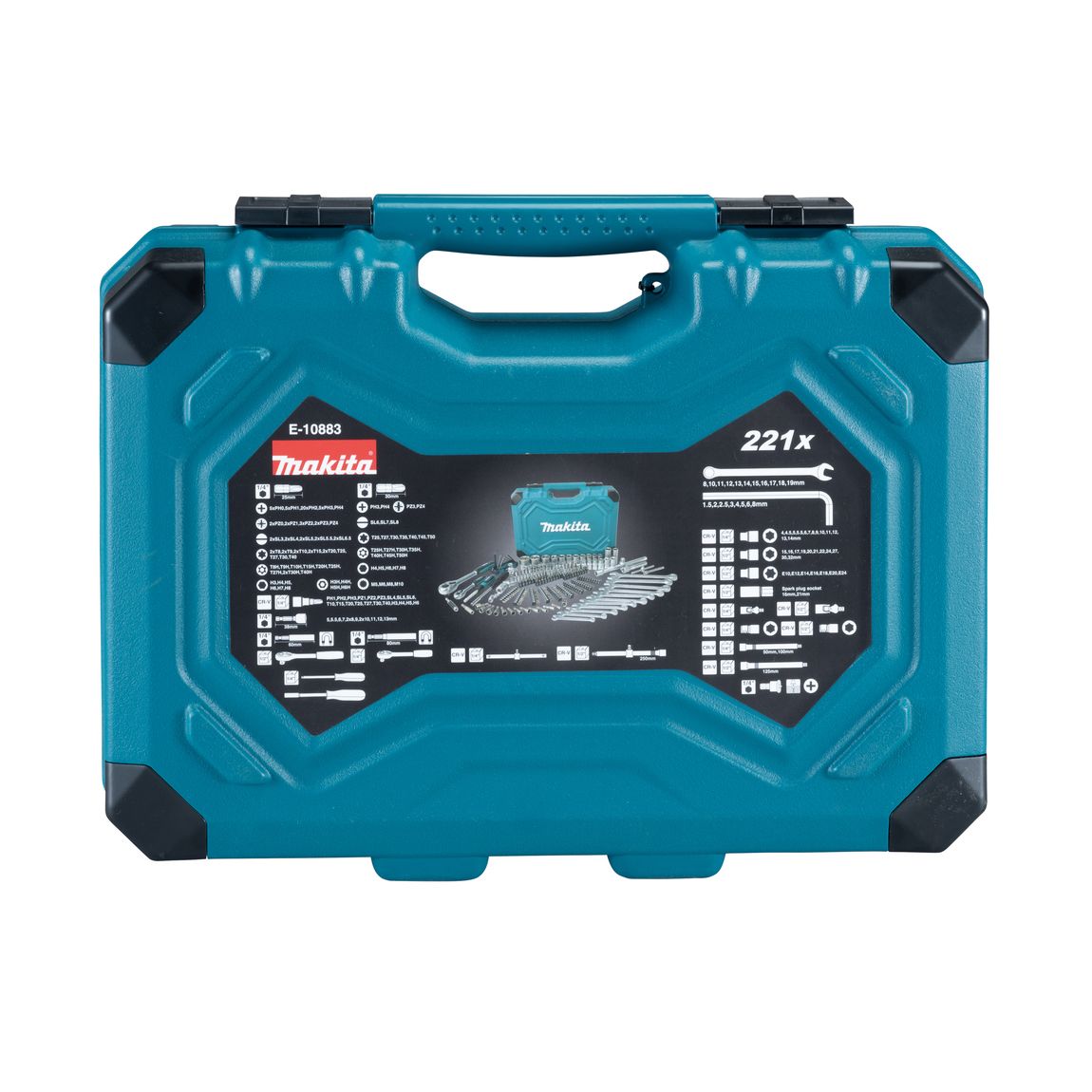 Makita E-10883 General Maintenance Tool Set 221PC