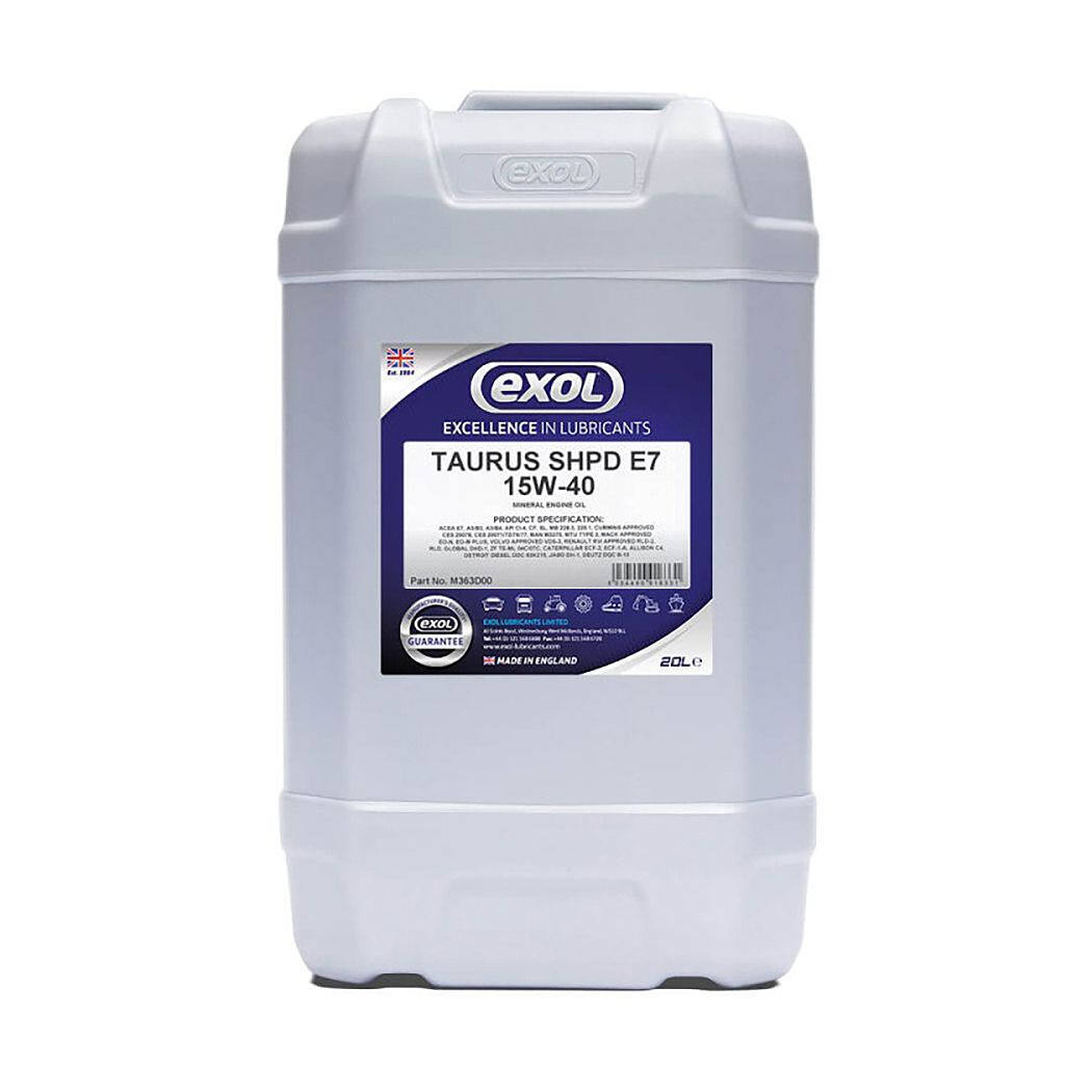 Exol 15W-40 SHPD E7 Taurus Diesel Engine Oil 20L